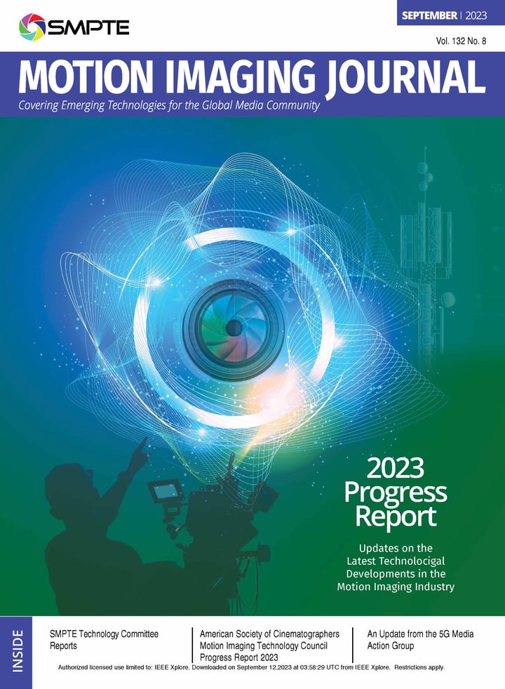 Motion Imaging Journal | Society of Motion Picture & Television Engineers